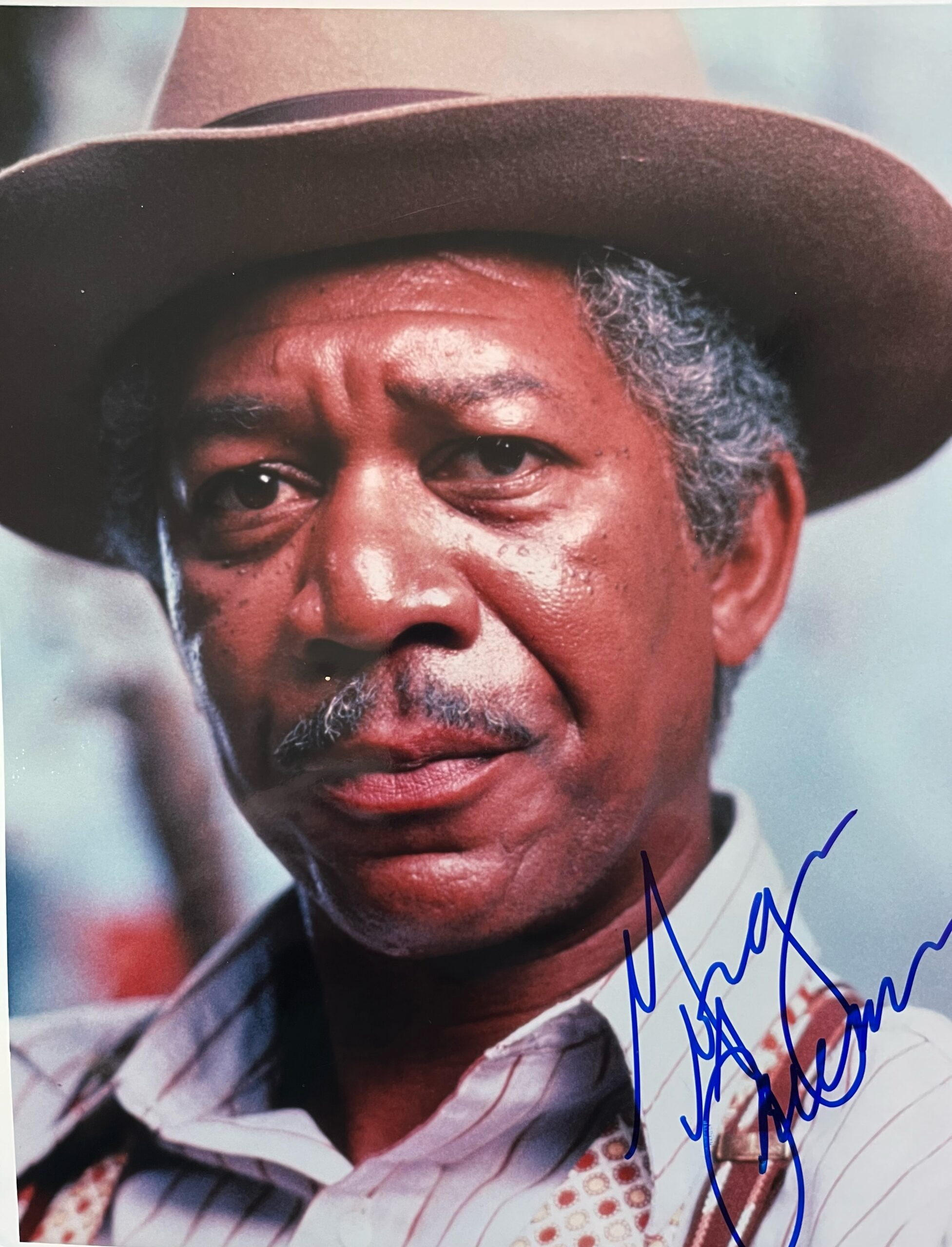Morgan Freeman signed autograph photo 10×8 – Vintage Movie Art